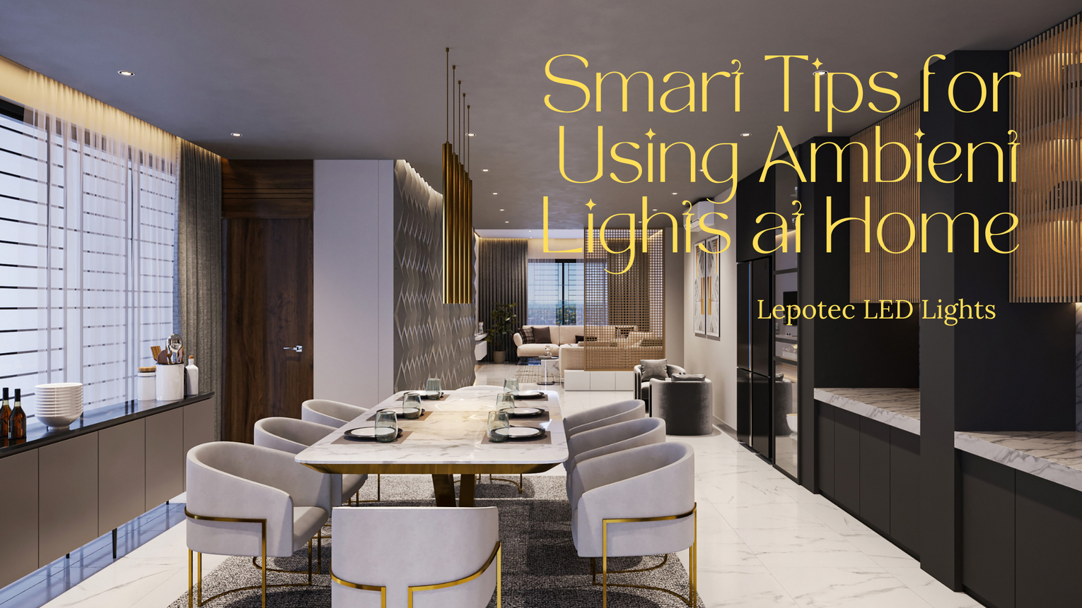 Smart Tips for Using Ambient Lights at Home | Lepotec LED Lights ...
